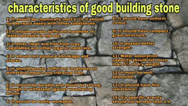 What Are The Qualities Of Good Building Stone?