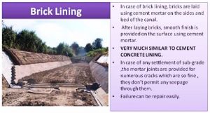 Types Of Canal Lining | Requirements, Advantages, Disadvantages