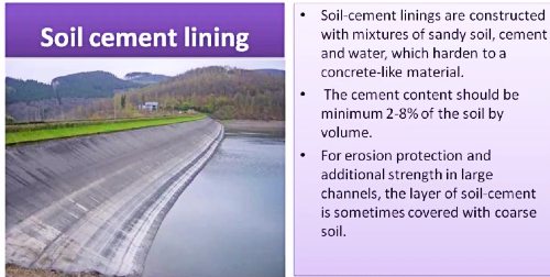 Types Of Canal Lining | Requirements, Advantages, Disadvantages