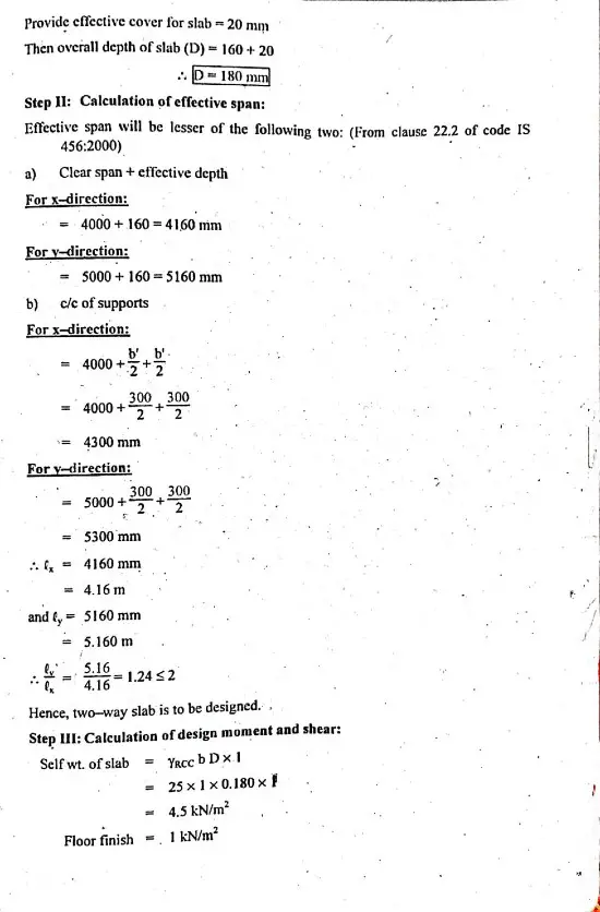 Two Way Slab Design | Reinforcement Details Examples - IS Code 456:2000