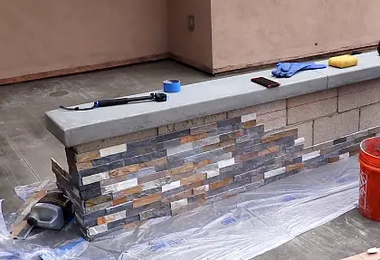 Build A Stone Veneer Retaining Wall - 5 Easy Steps