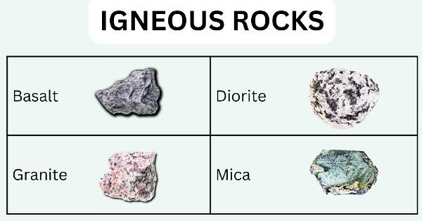 All 3 Classification Of Rocks | Building Materials